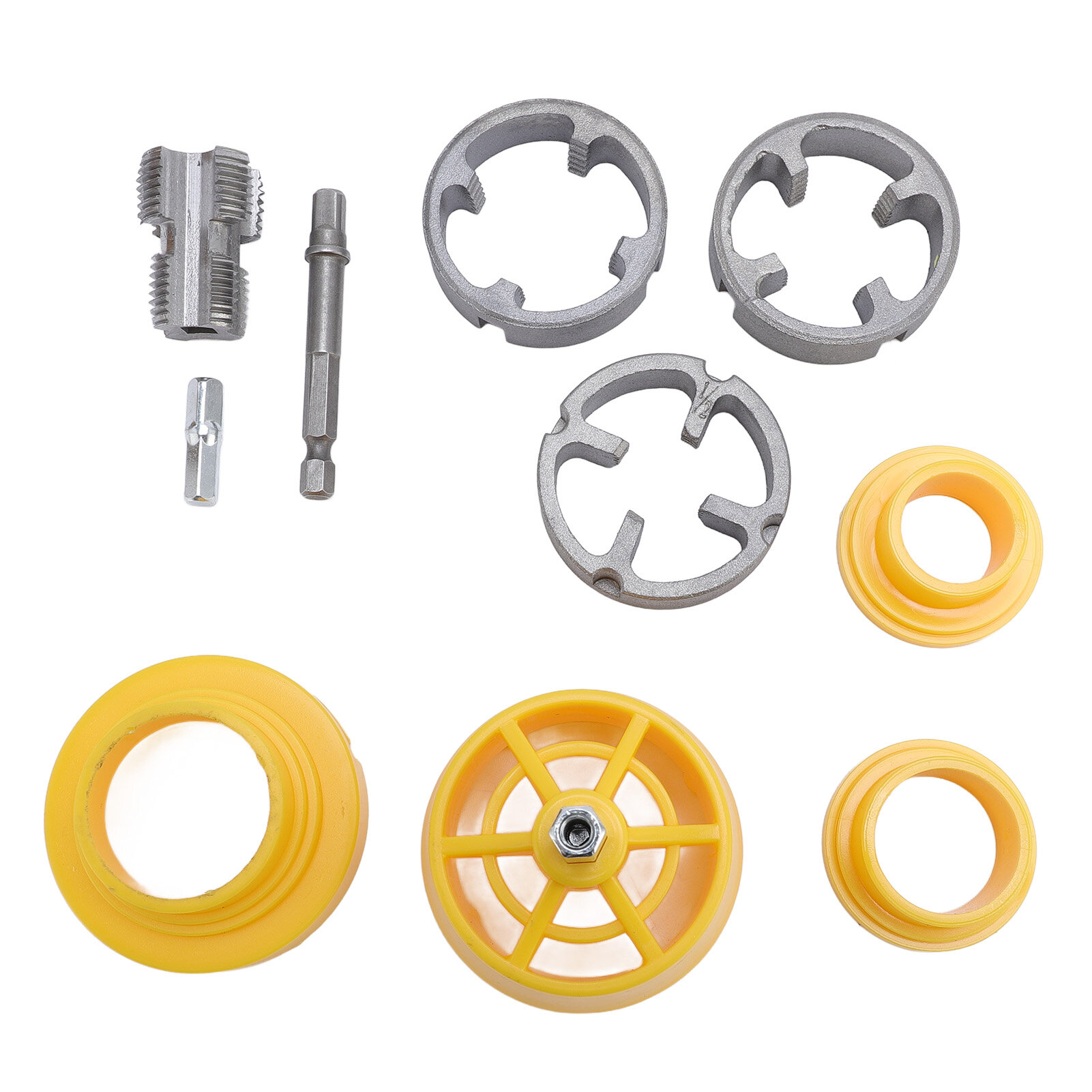 Набор для нарезки резьбы на трубах PPR с шестигранным хвостовиком 1/4 дюйма, стандартной резьбой G1/2 G3/4, сантехнические инструменты.