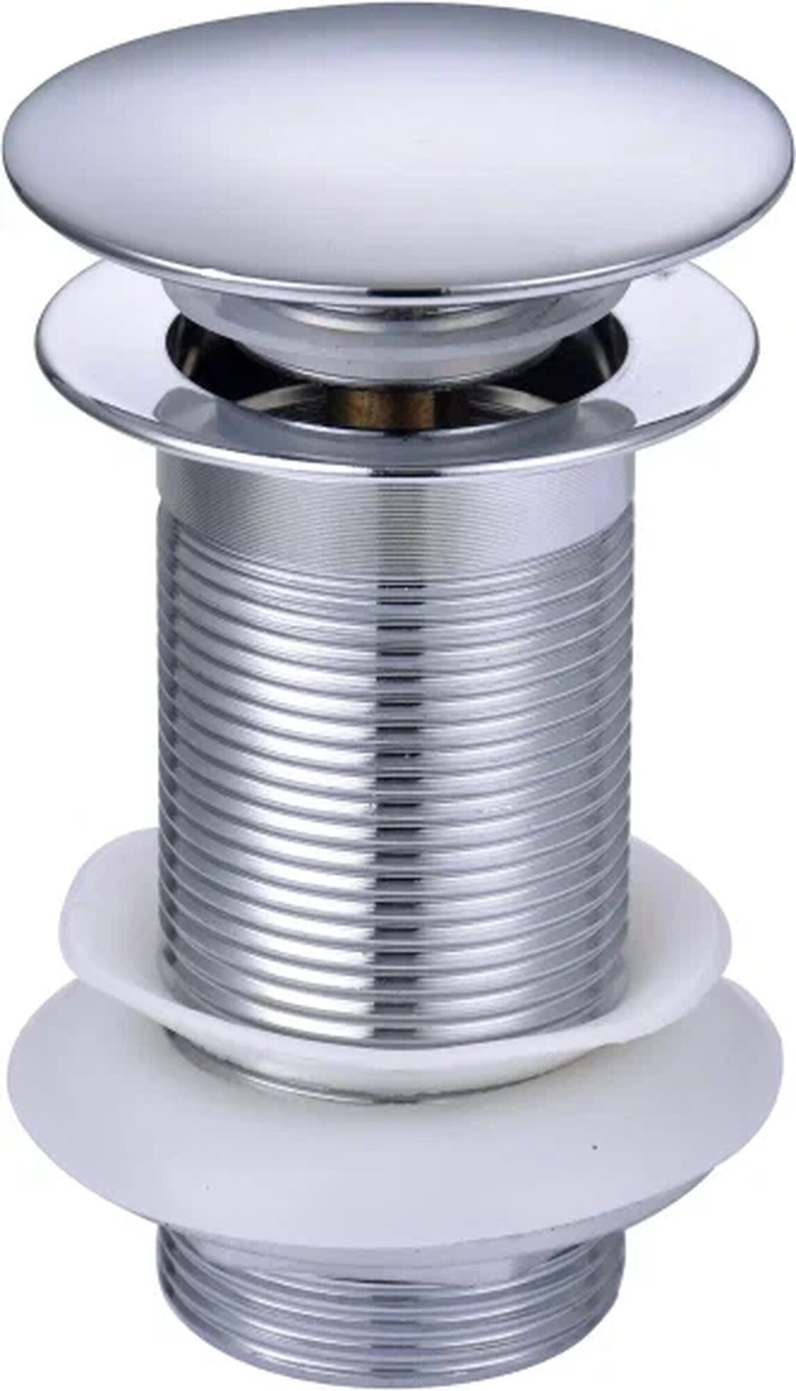 Донный клапан Aquatek AQ6000CR, хромированный, для раковины, латунь