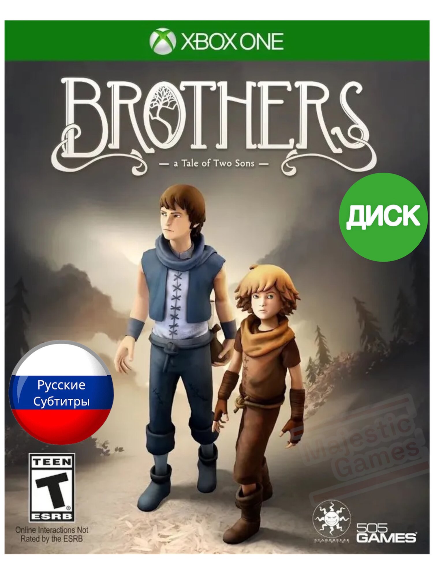 Игра Brothers: A Tale of Two Sons (Диск, Xbox One, Xbox Series X, Русские субтитры)
