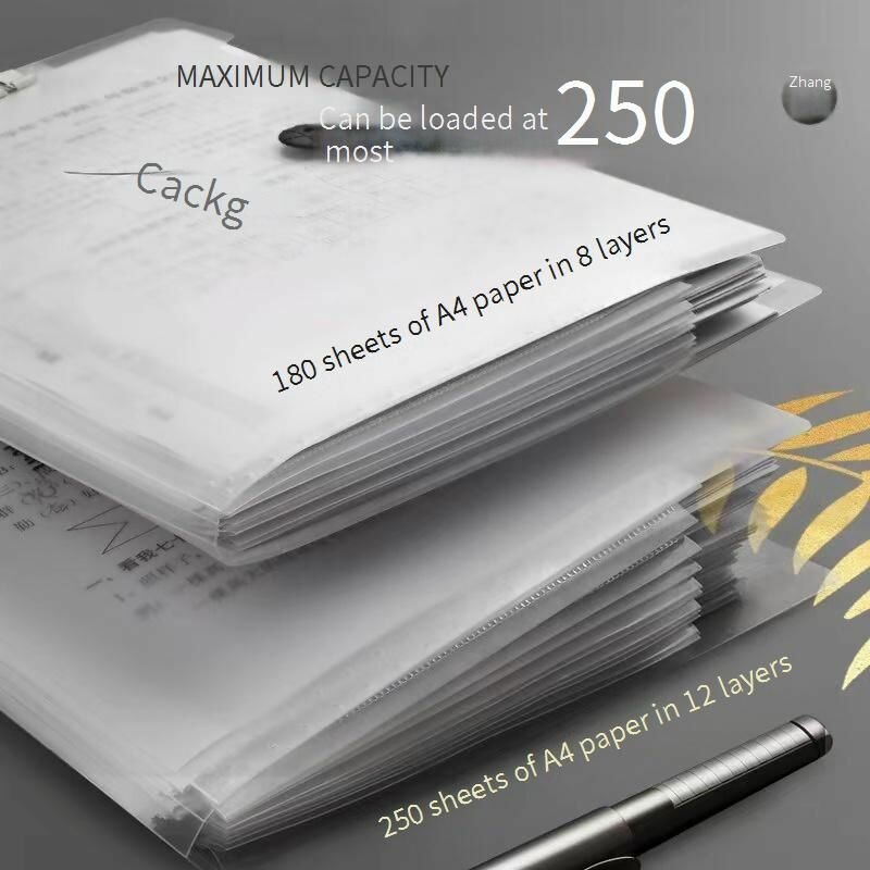 Папка для документов на резинке Parchment, настольный органайзер А4 для бумаг=v=