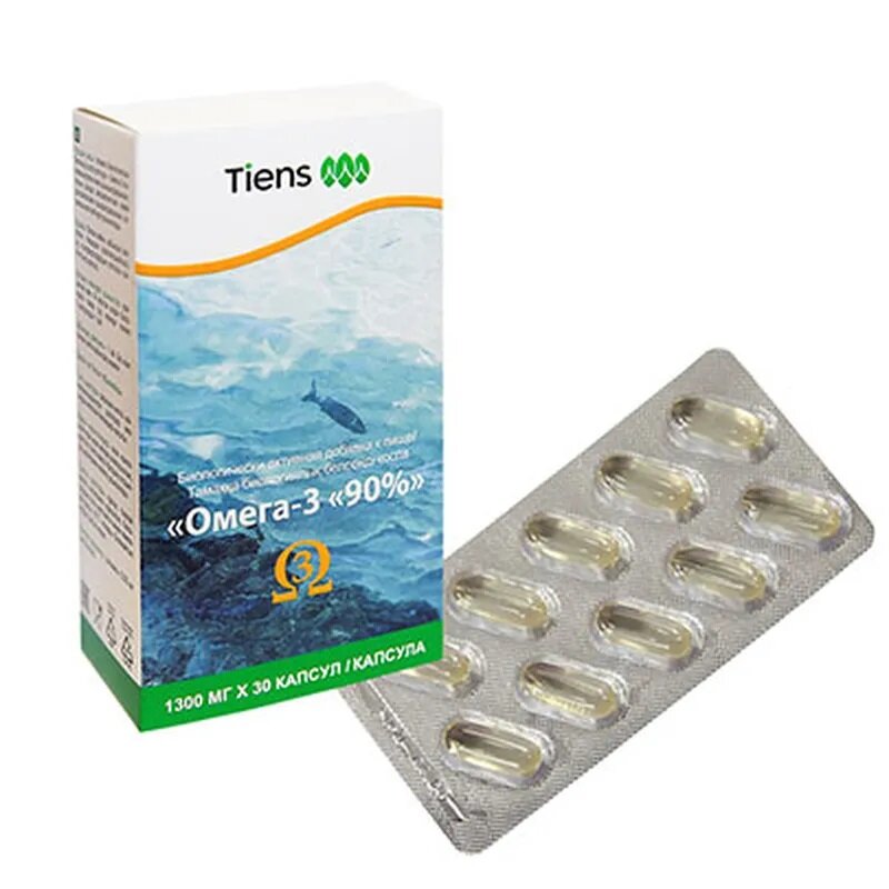 Рыбий жир (омега-3 90%)