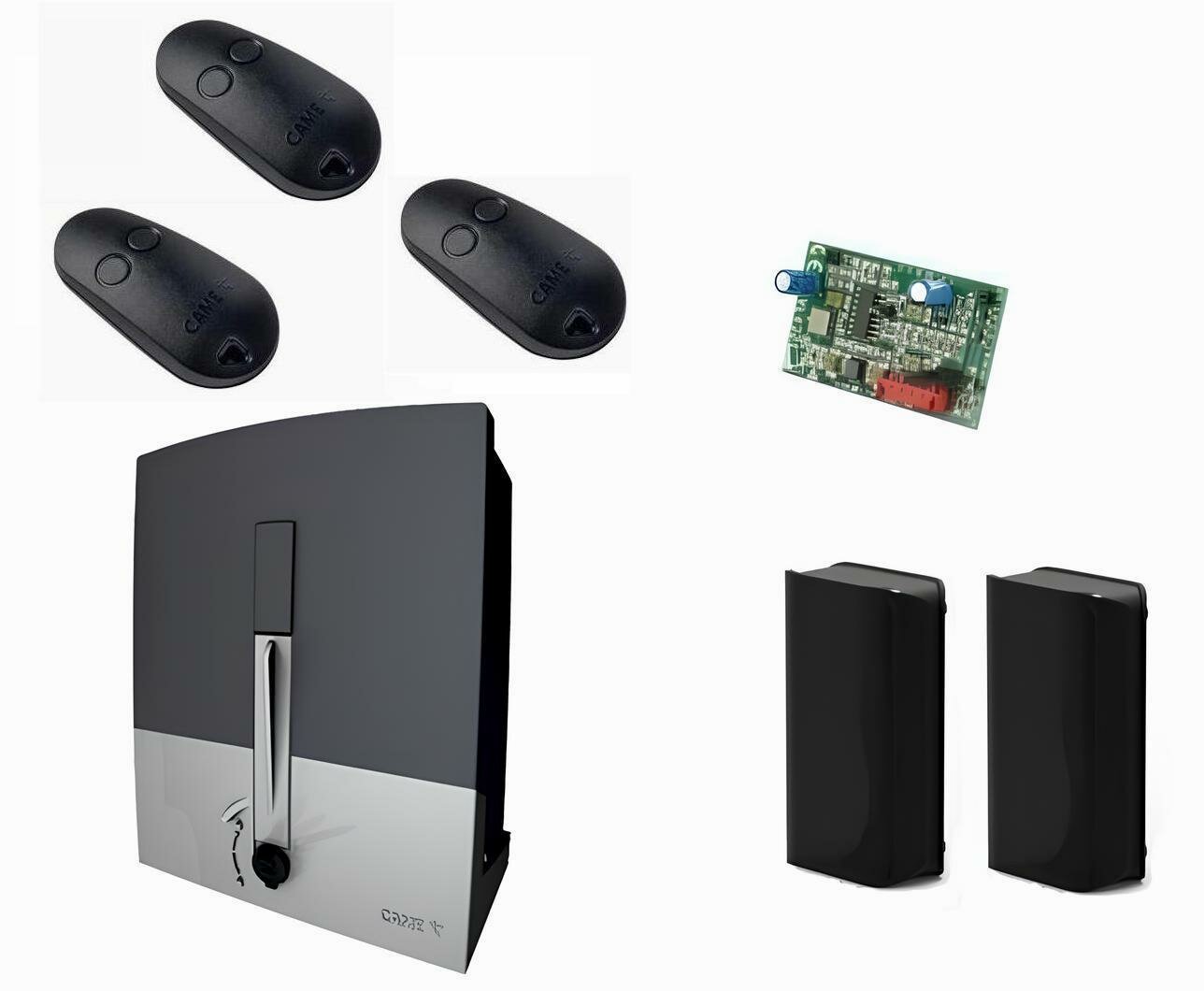 Автоматика для откатных ворот BXL04AGS KIT-FA-Т3, комплект: привод, радиоприемник, 3 пульта, фотоэлементы