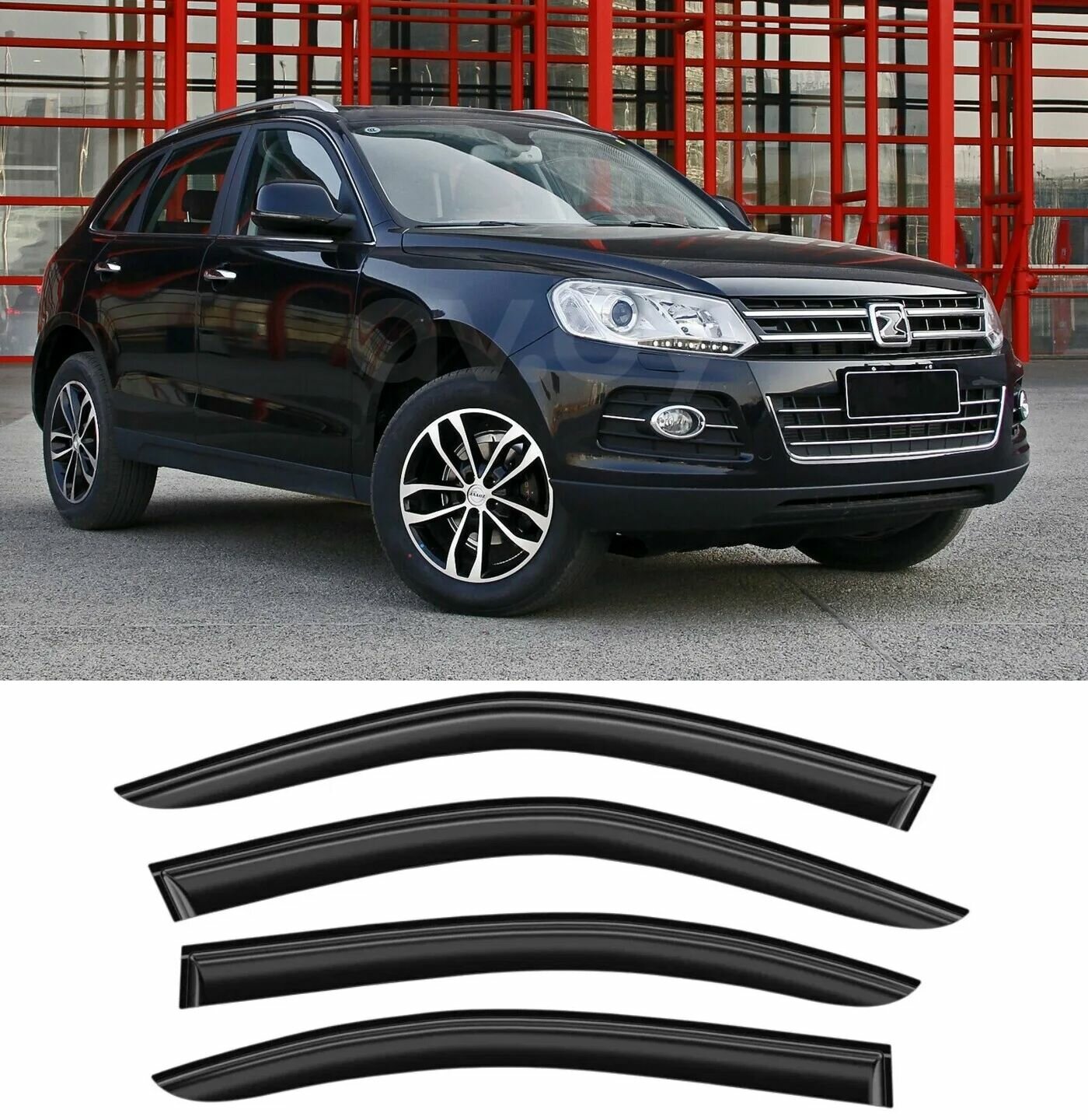 Дефлекторы боковых окон ZOTYE Зоти T600 (2014-2021)