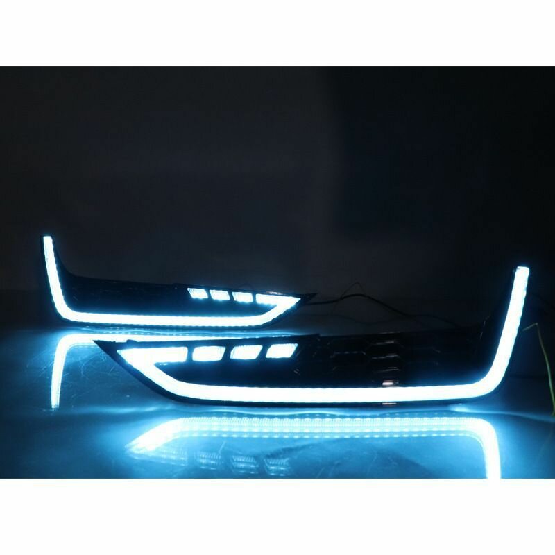 22 модели Honda Elysion модифицированные светодиодные дневные ходовые огни, передние противотуманные фары, поворотники