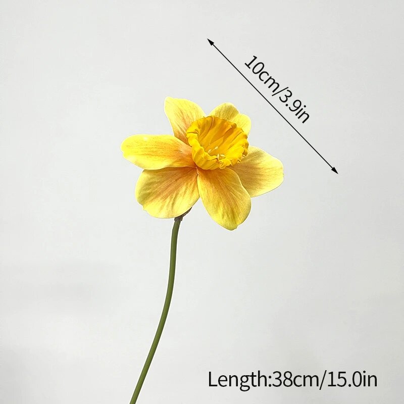 Искусственные белые лилии 1PC, S1-Orange