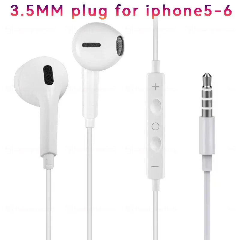 Проводные внутриканальные наушники Apple Lightning single earphone 3.5