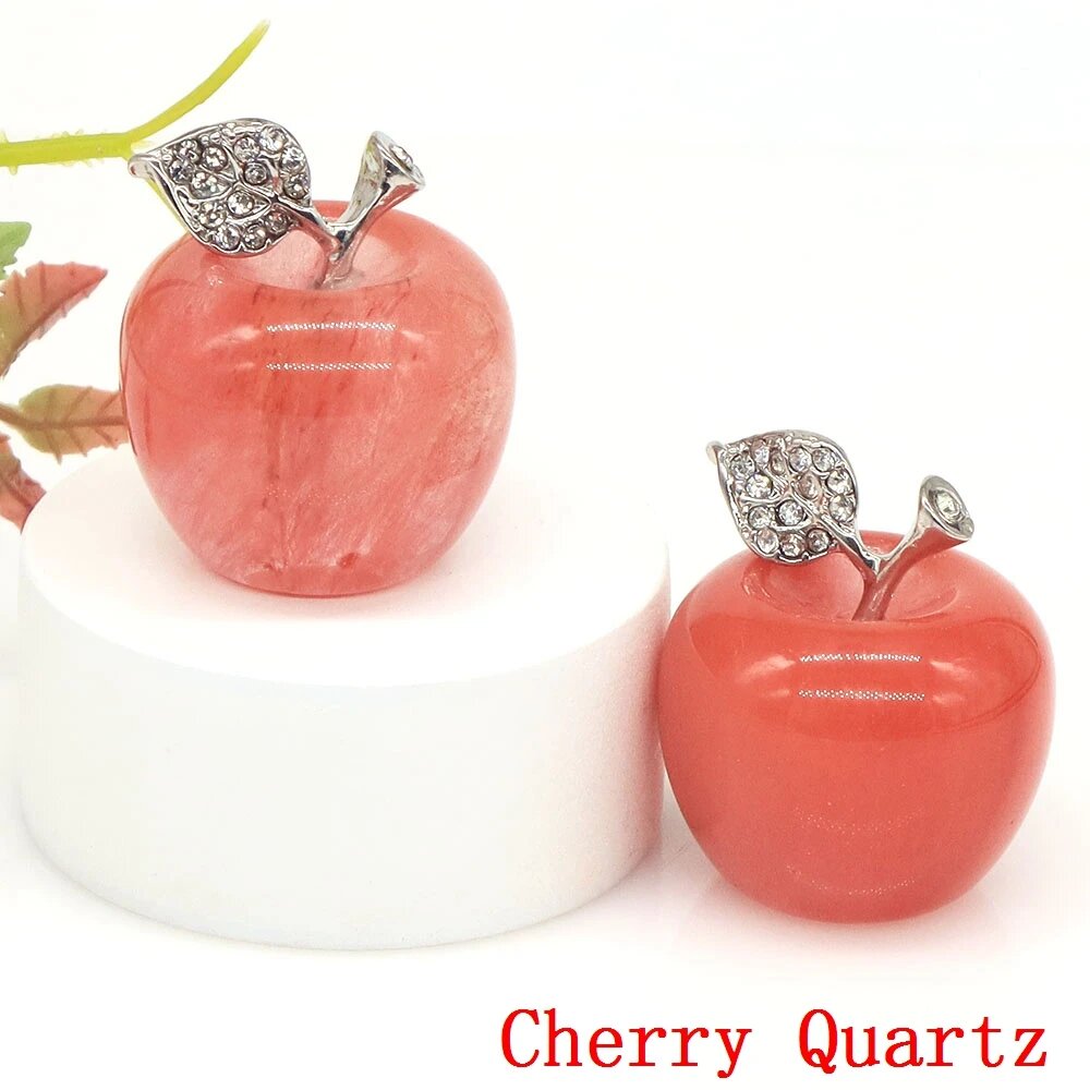 Статуэтка яблоко Cherry Quartz, 1pc