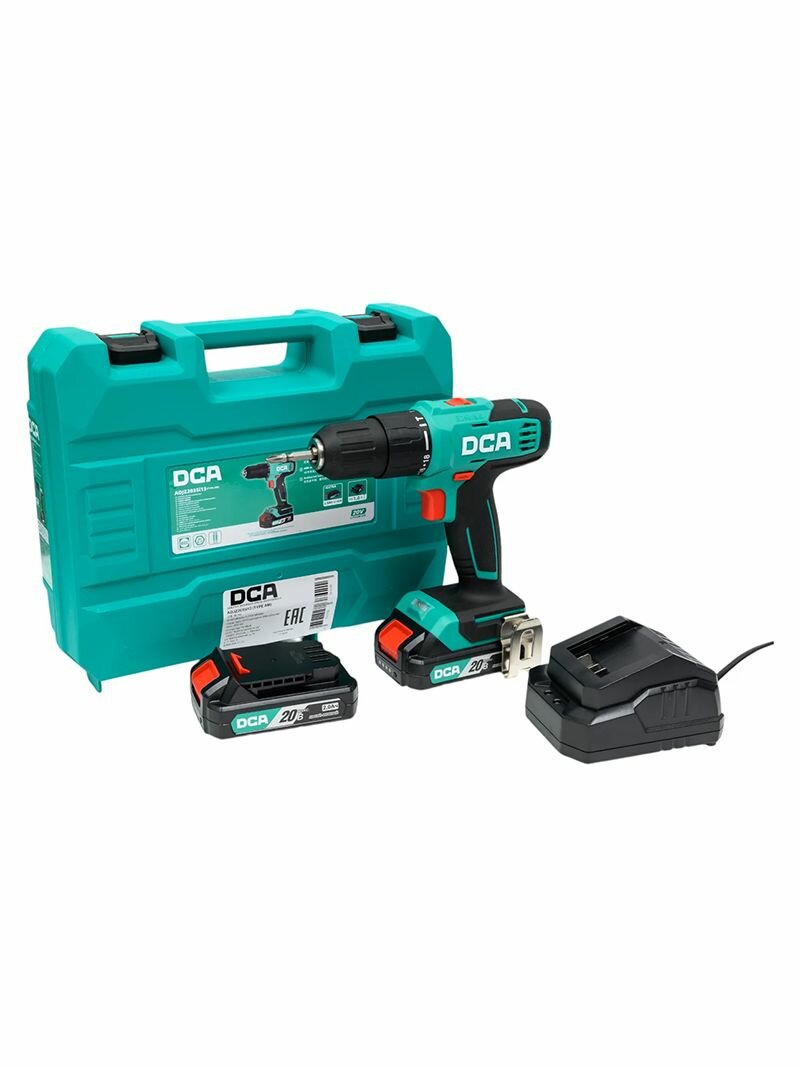 Аккумуляторная дрель-шуруповерт DCA ADJZ2035i13 без акб и з/у