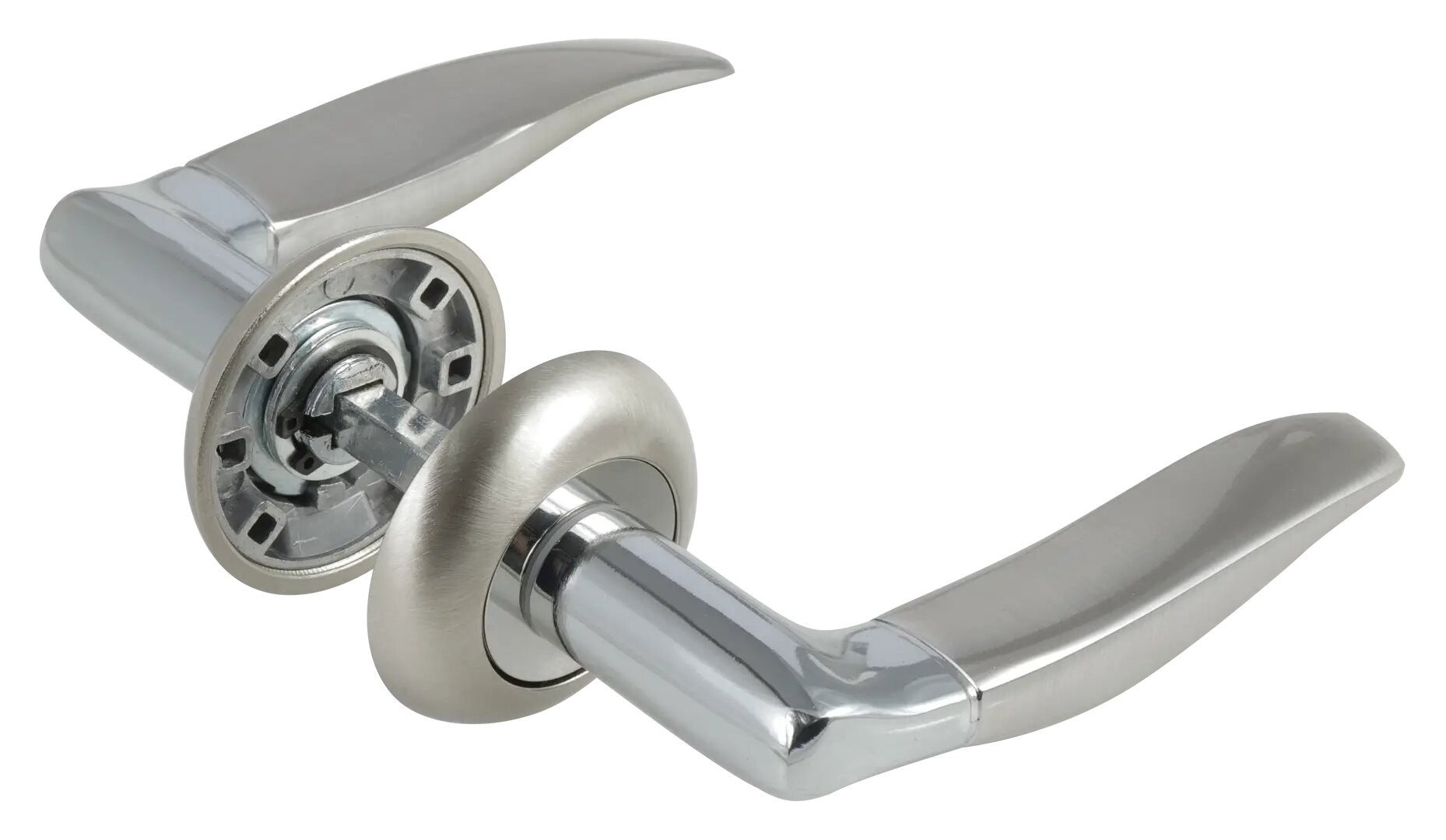 Дверные ручки Edson EDS-7H-R1, цвет никель