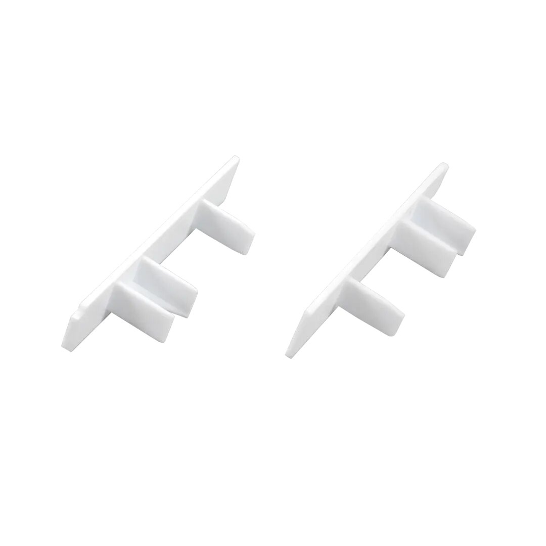 Заглушка торцевая Inspire ПВХ цвет белый 30x90 мм 2 шт.