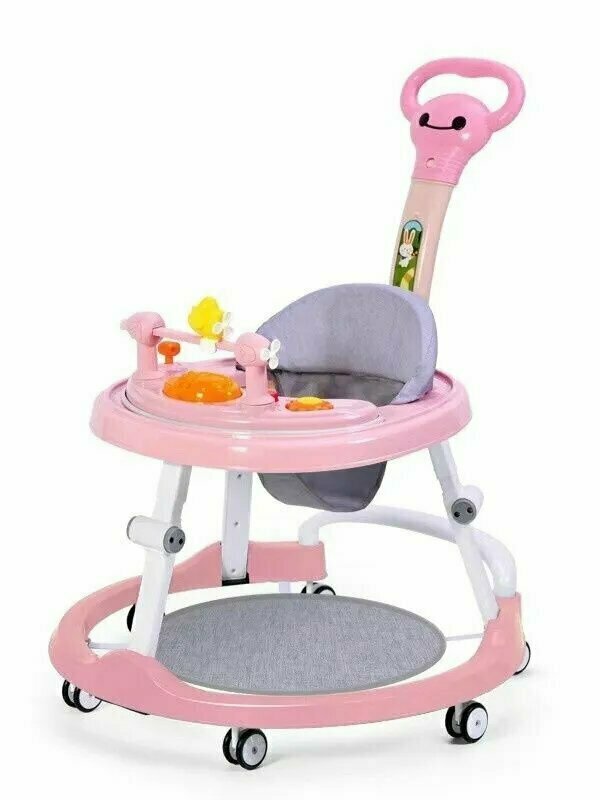 Ходунки детские с сиденьем, регулируемые, безопасные для мальчиков и девочек, предотвращают O-образные ноги и падения