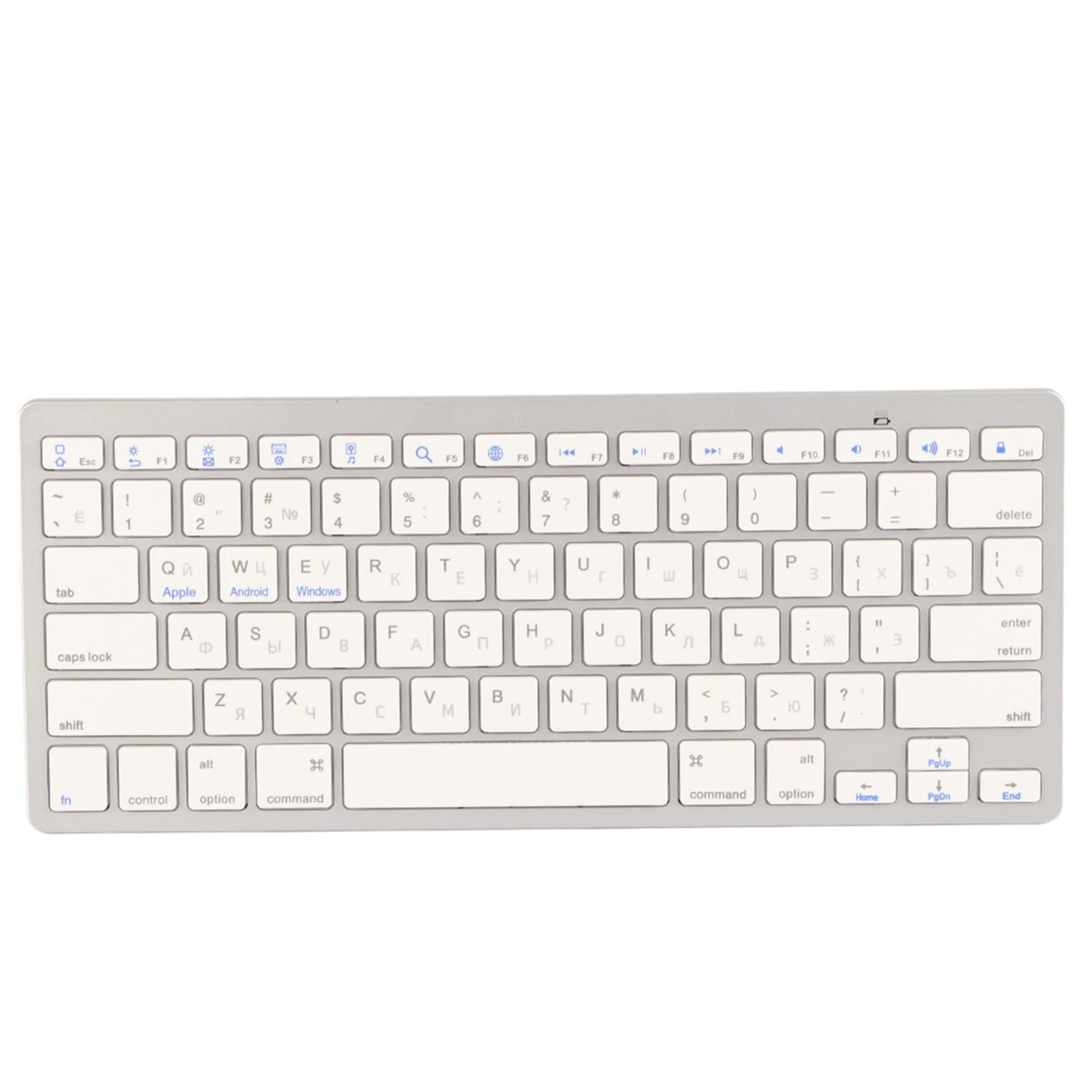 Беспроводная 78-клавишная клавиатура Bluetooth для Apple Windows Android