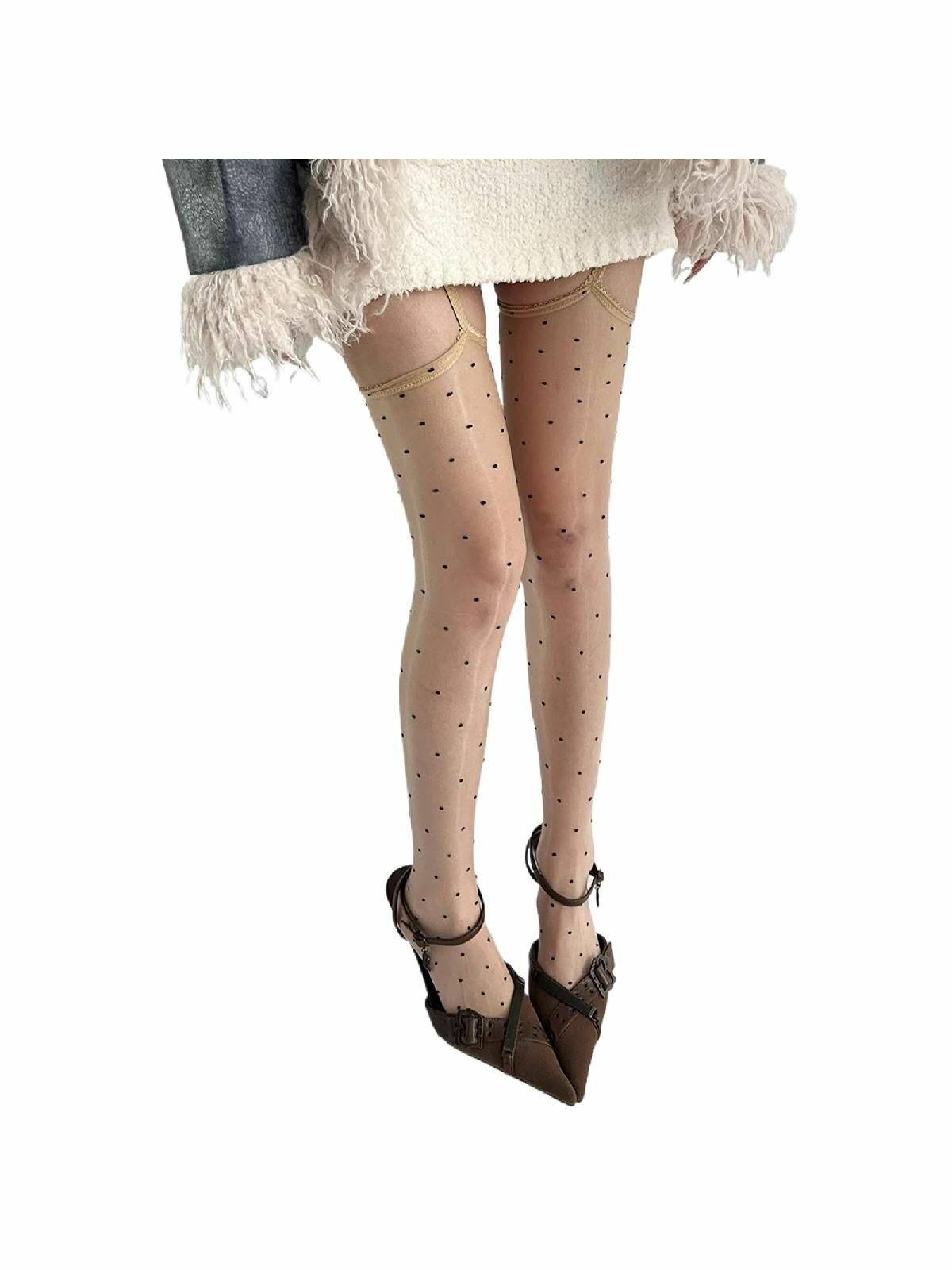 Чулки с подвязками