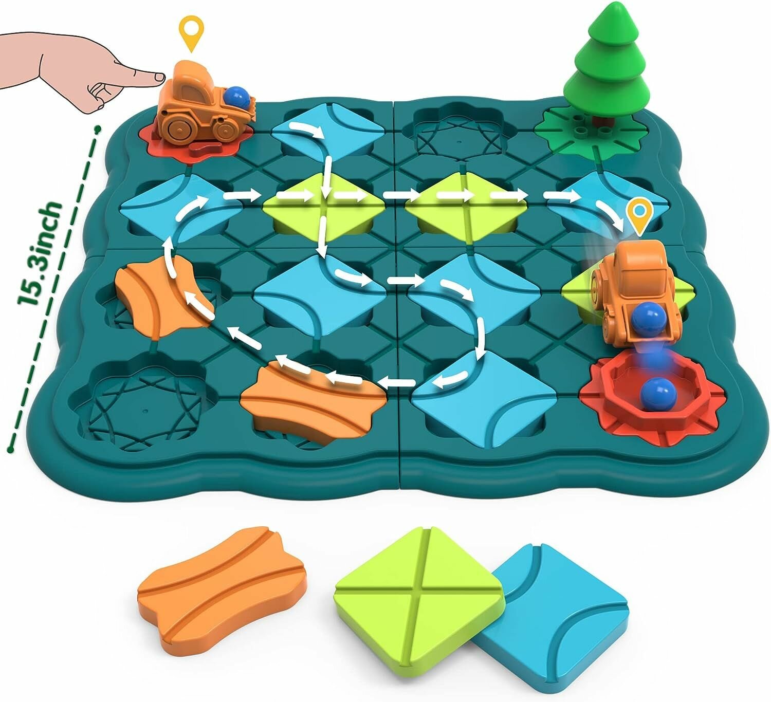Детские игрушки, настольная игра STEM-/Интеллектуальная логическая головоломка-конструктор,/Подходит для мальчиков и девочек от 3 до 4, 5, 6, 7 лет,