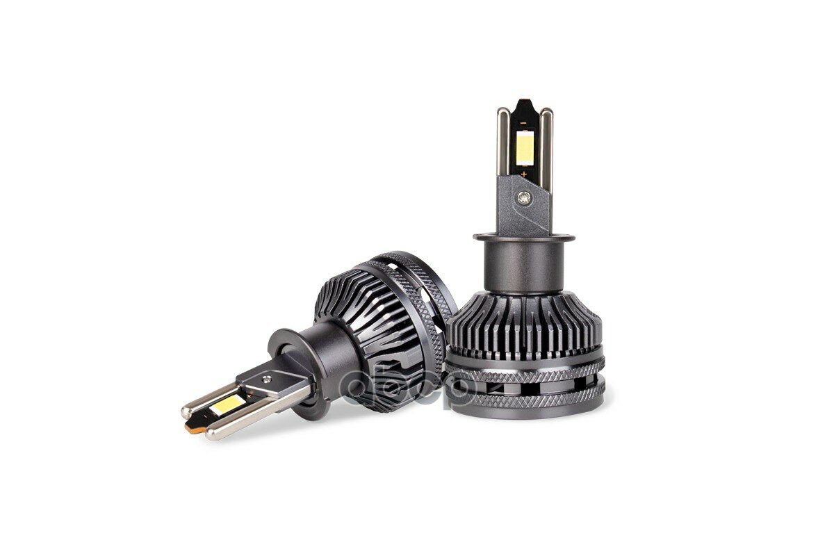 Светодиодная лампа H3 12v/24v 65w (PK22s) Kraft Pro Nova, 2 шт. в комплекте Kraft арт. KT700161