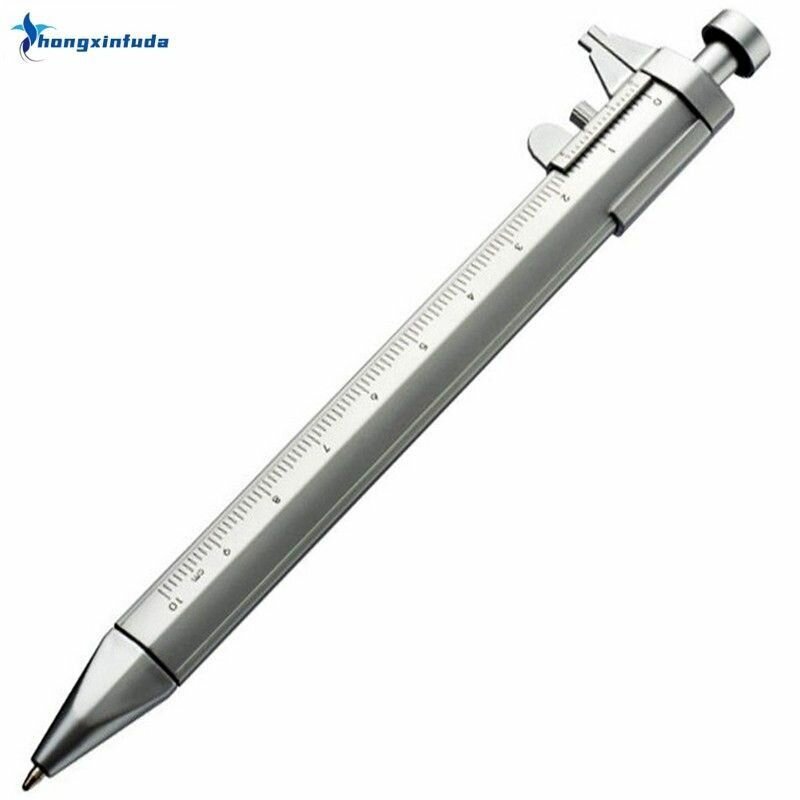 Многофункциональная гелевая ручка 1,0 мм штангенциркуль роликовый шариковый канцелярский шариковые ручки синего цвета