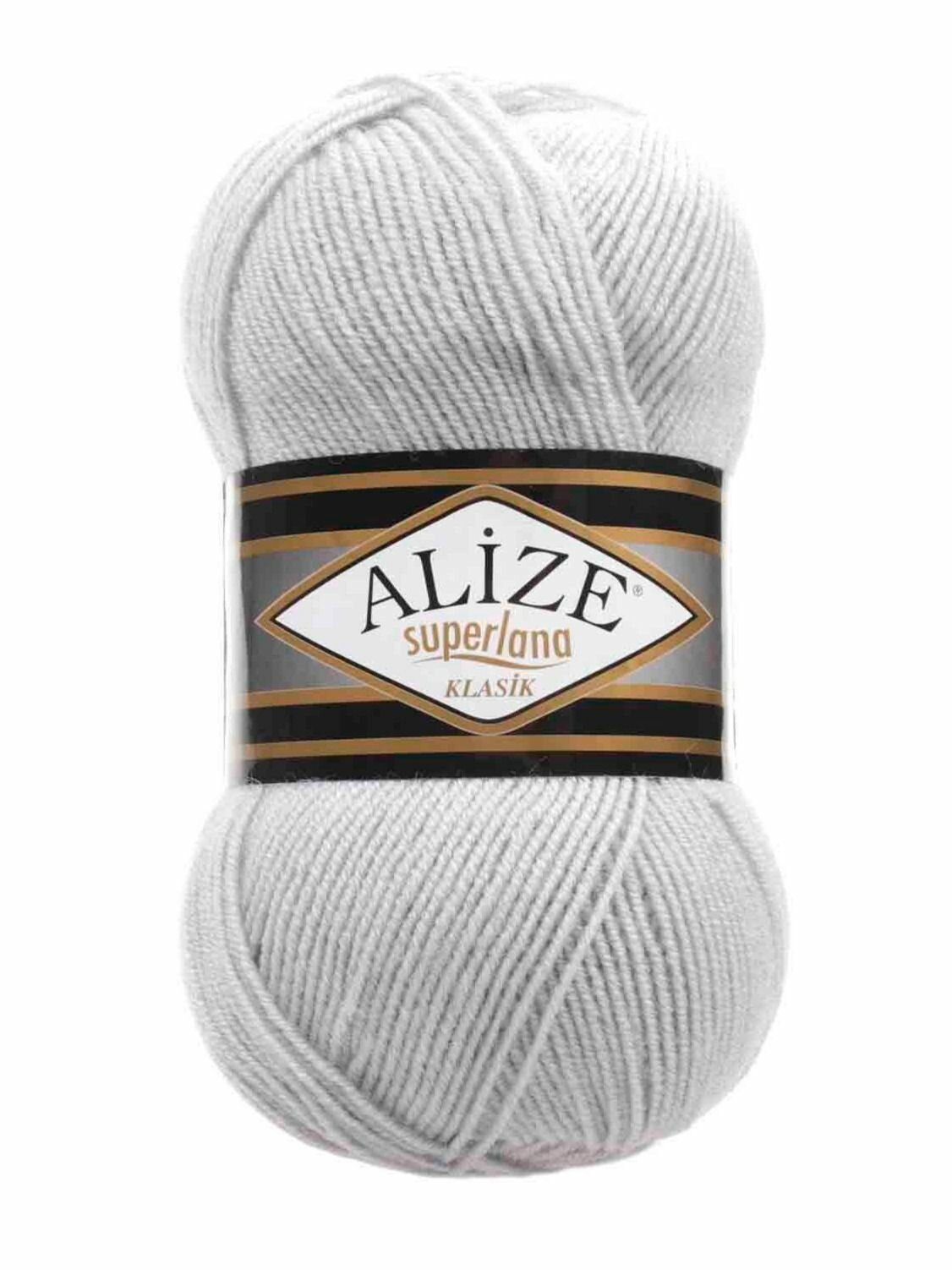 Пряжа Alize "Superlana" klasik, 25%шерсть, 75%акрил, цвет 698, 500 г