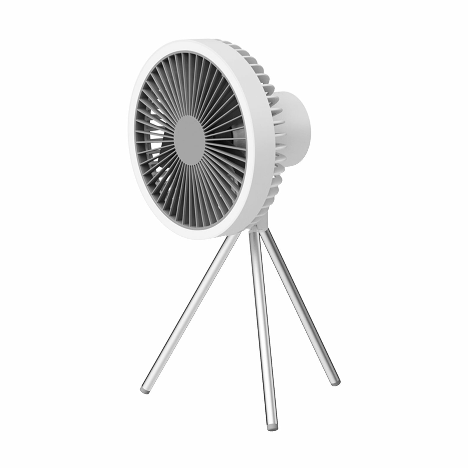 Вешеный вентилятор LED 7 дюймов с триподом USB фонари для кемпинга с вентилятором портативный настольный вентилятор 3 скорости светодиодный потолочный вентилятор для отдыха на открытом воздухе кемпинг офис студенческий общежитие Цвет: Белый;