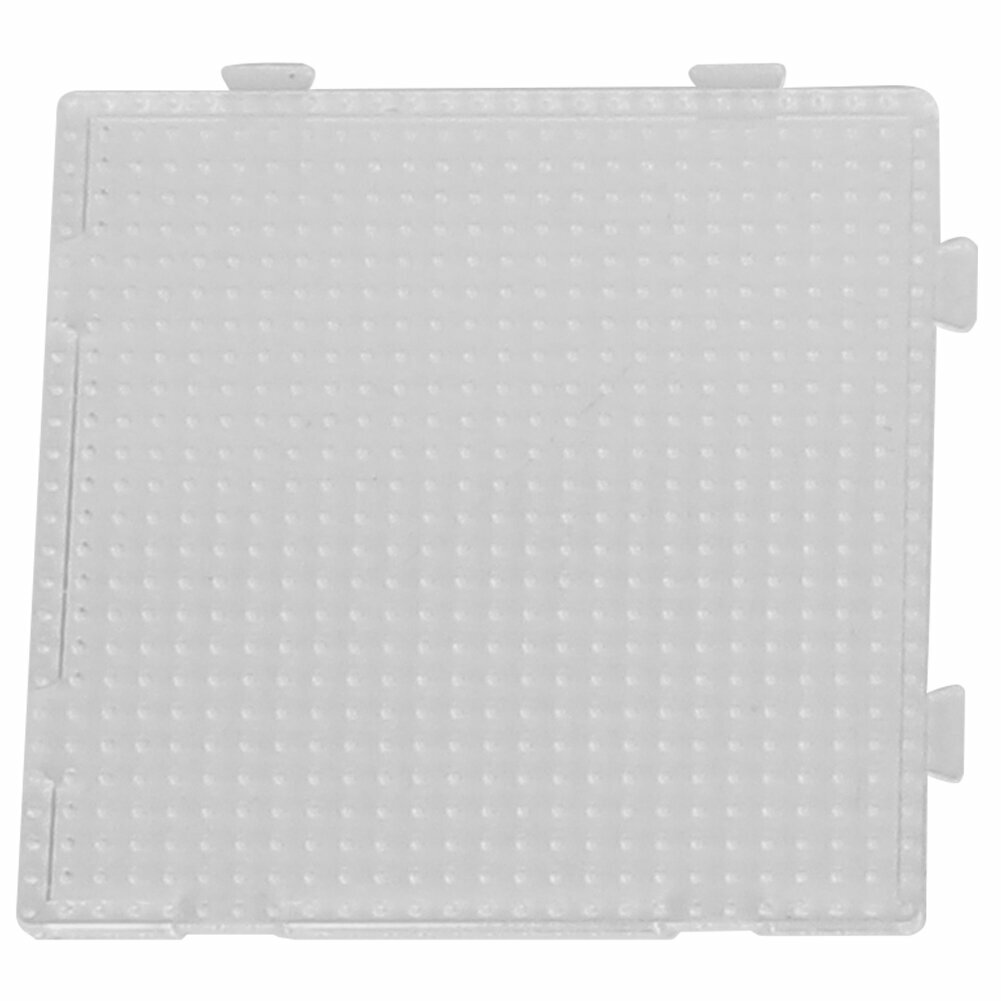 Прозрачный геометрический шаблон Pegboard Детские детские игрушки для 2,6 -мм шариков Perler (маленький квадрат)
