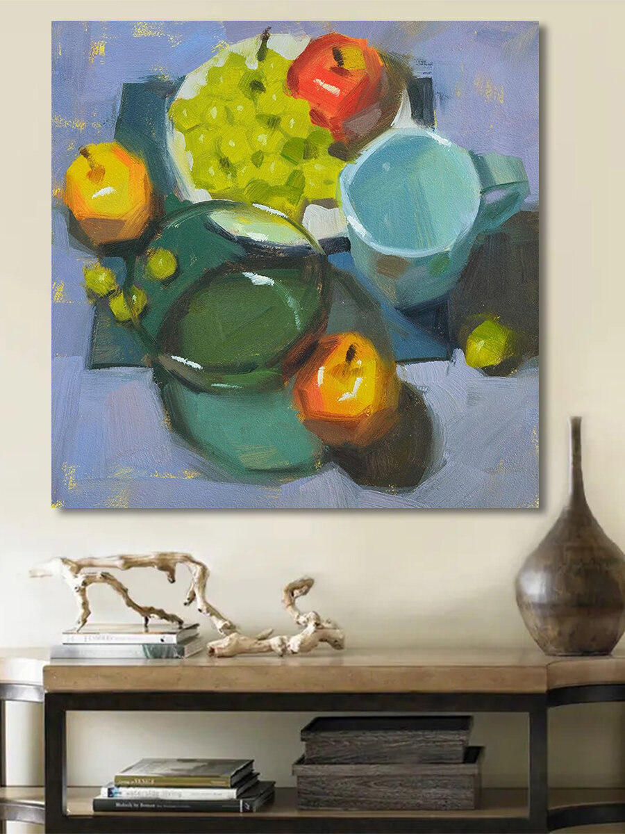 Натюрморт / картина на кухню, картина на стену / в интерьер, 50х50 см.
