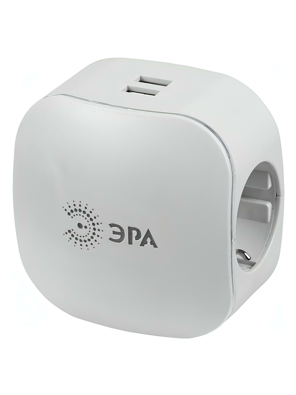 Переходник сетевой ЭРА SP-3e-USB-2A
