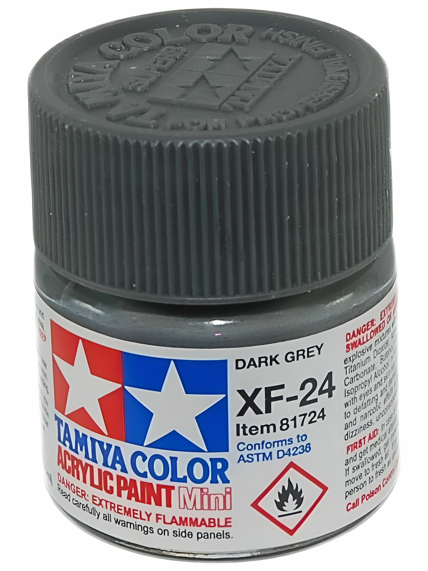 XF-24 Dark Grey ( Темно-серая ) акриловая краска, 10 мл.