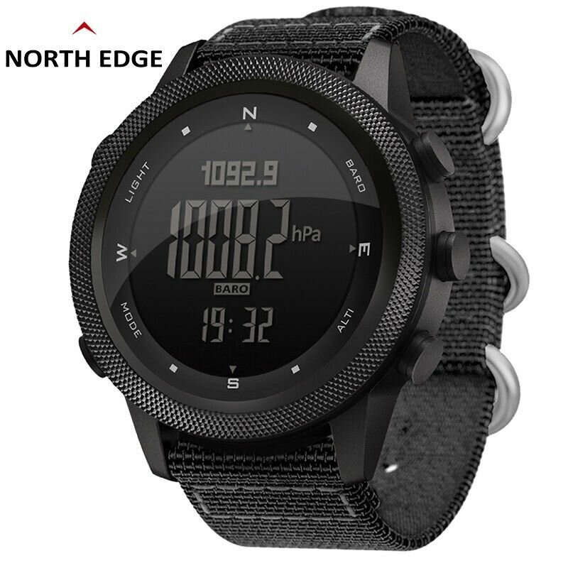 Мужские электронные часы для занятий спортом на открытом воздухе 50 метров водонепроницаемости