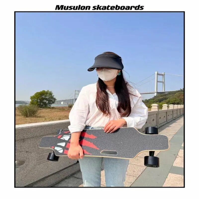 Электроскейтборд 350 Вт с аккумулятором для подростков и взрослых городской стиль легкий корпус