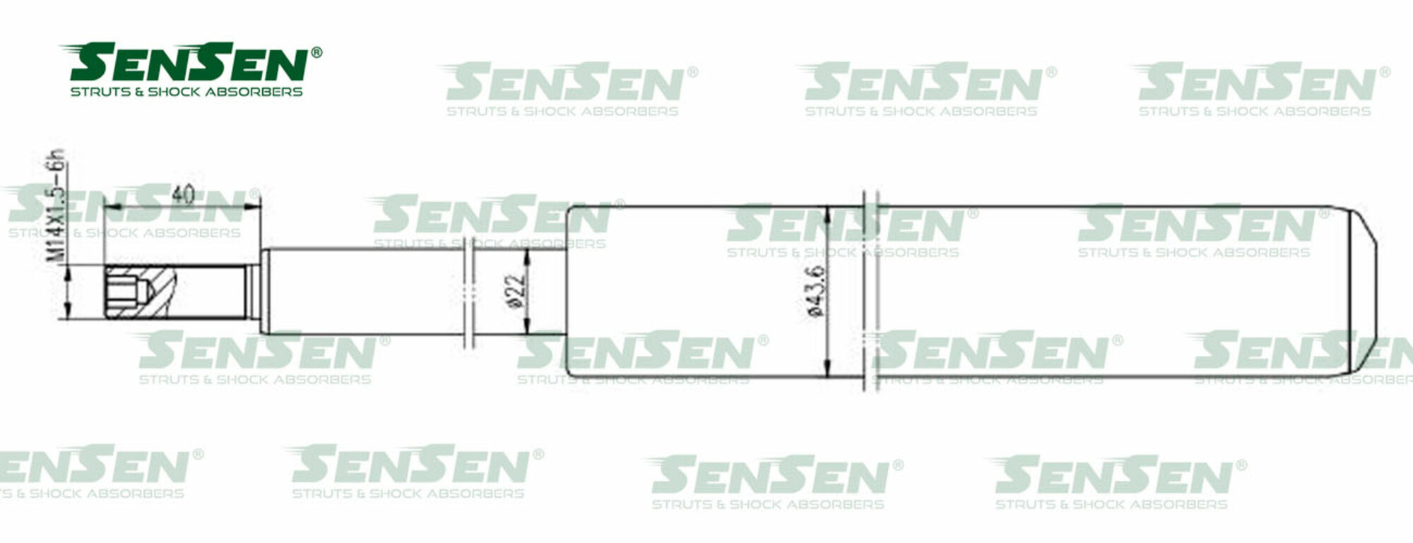 Амортизатор Подвески(Sensen 21130026)