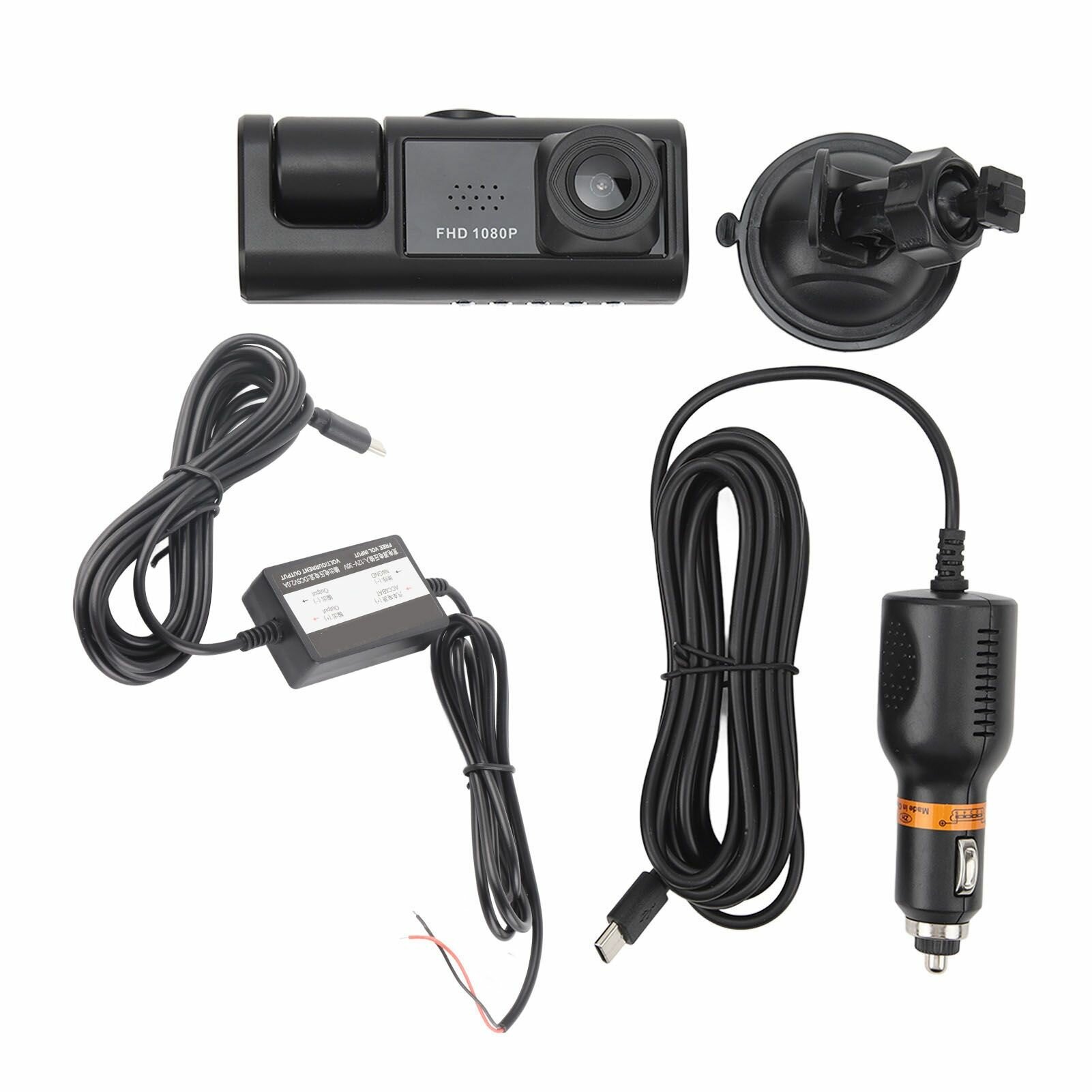 Эксклюзив Мексика: 2-камерный видеорегистратор 1080P (перед+салон), с аккумулятором, многоязычный