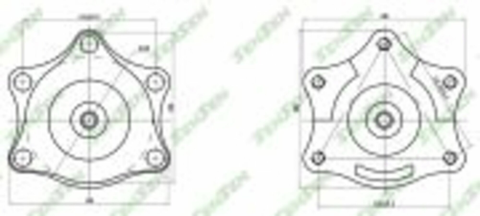 Опора Переднего Амортизатора Honda Cr-V Re3/Re4 07-(Sensen M61072)