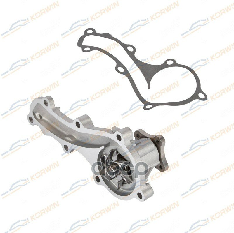 Насос водяной Nissan Almera (N16) 00-/Primera (P11/P12) 96- 1.5i/1.6i/1.8i KORWIN арт. KWKK0037