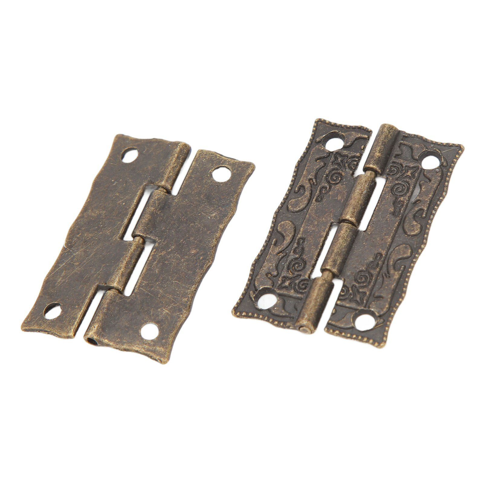 20 компл. античных декоративных петель из цинкового сплава, винтажные петли для коробок, фурнитура для шкатулок для деревянных корпусов, шкафов