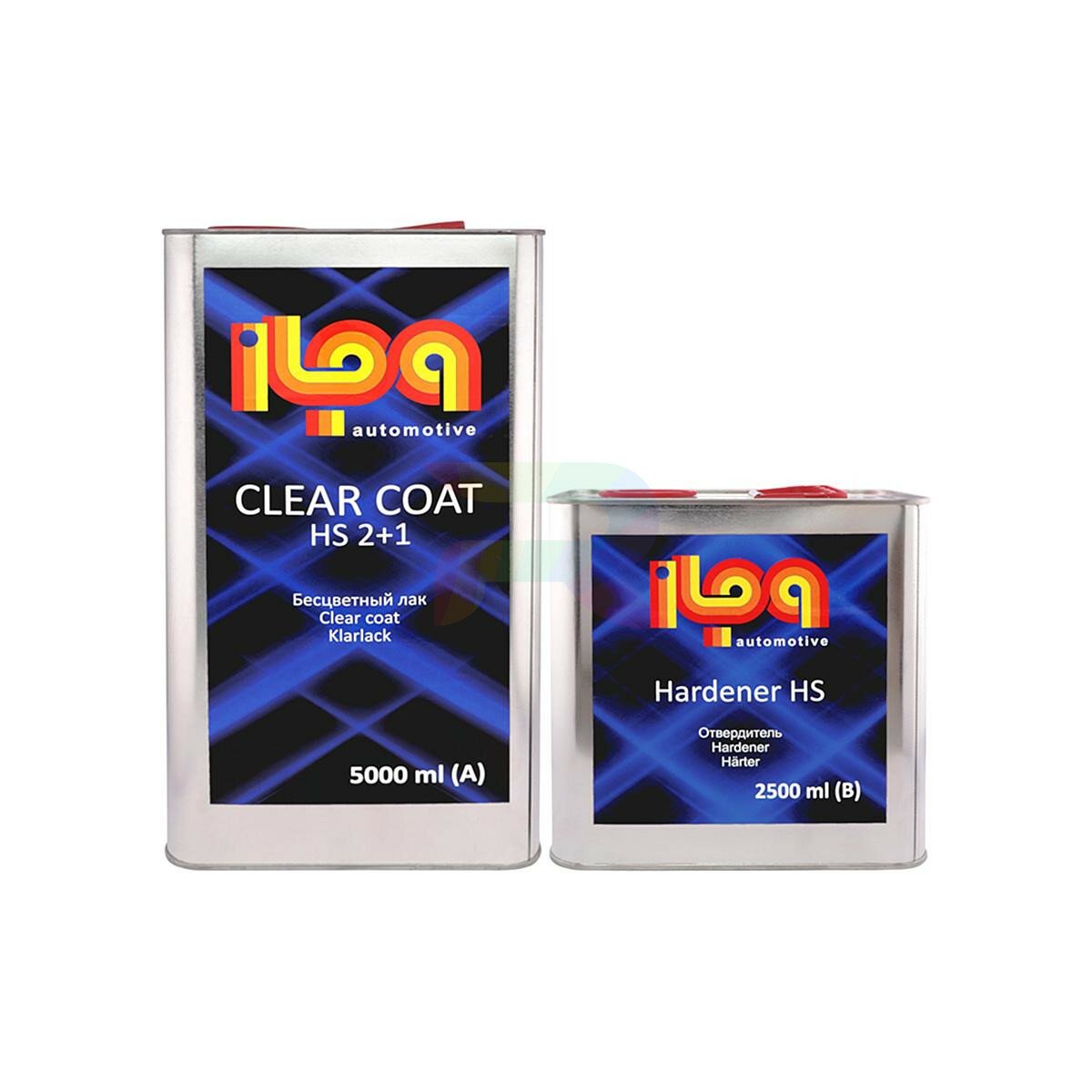 Лак акриловый прозрачный ILPA HS 2+1 Clear Coat 5 л. с отвердителем 2,5 л.