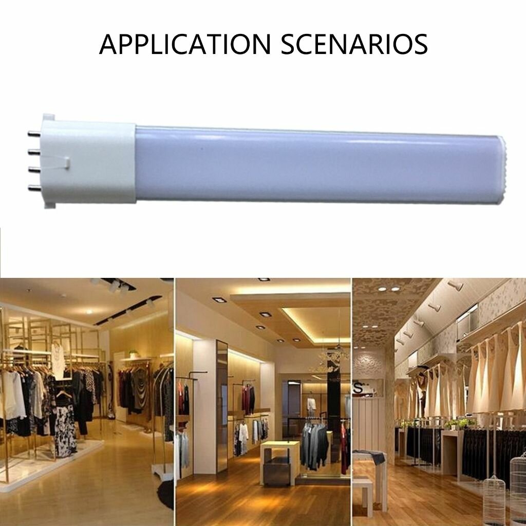 8W 2G7 2GX7 85-265V Горизонтальная светодиодная лампа с алюминиевым корпусом Энергосберегающая, - 2GX7 холодный белый