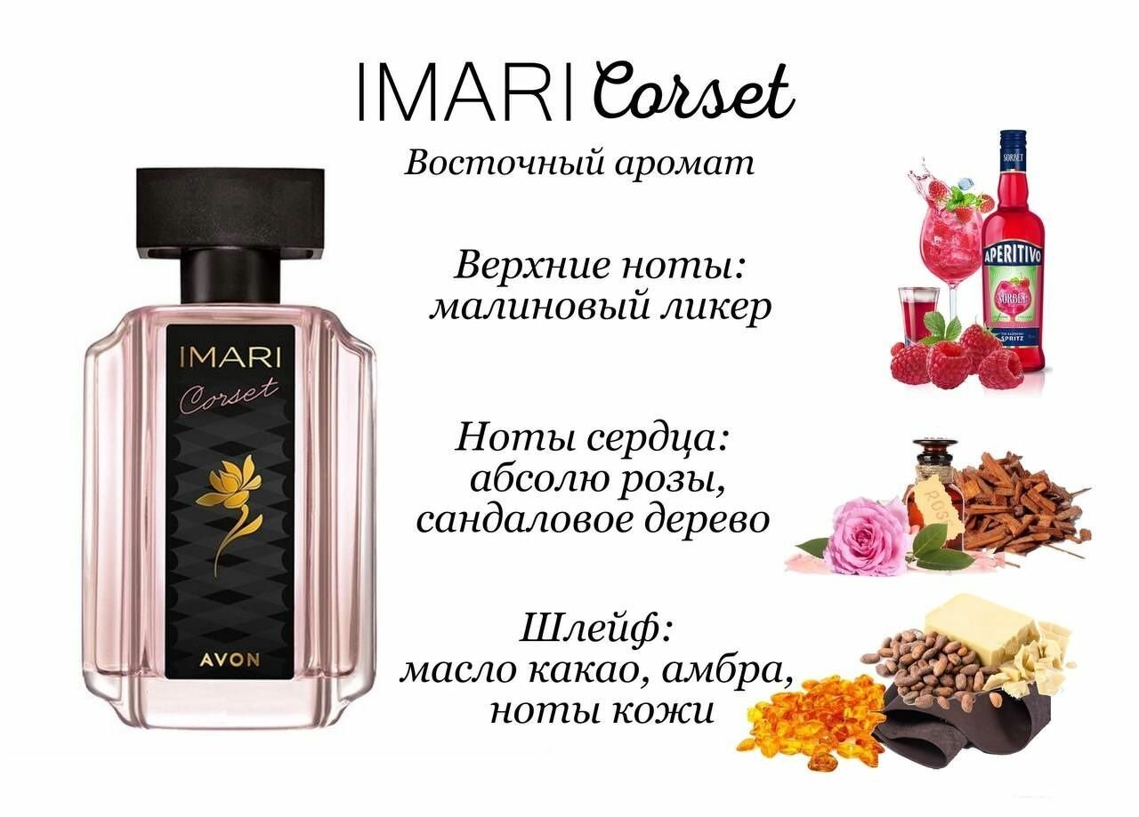 AVON Парфюмерная вода Imari Corset (имари корсет) 50 мл