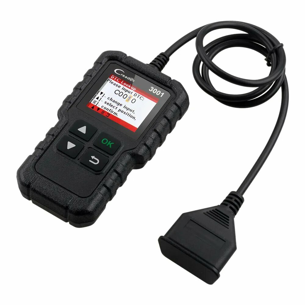 Launch X431 Cr3001 Автоматический полный сканер кодов Obd2 Obdii Obd 2 Кредер 3001