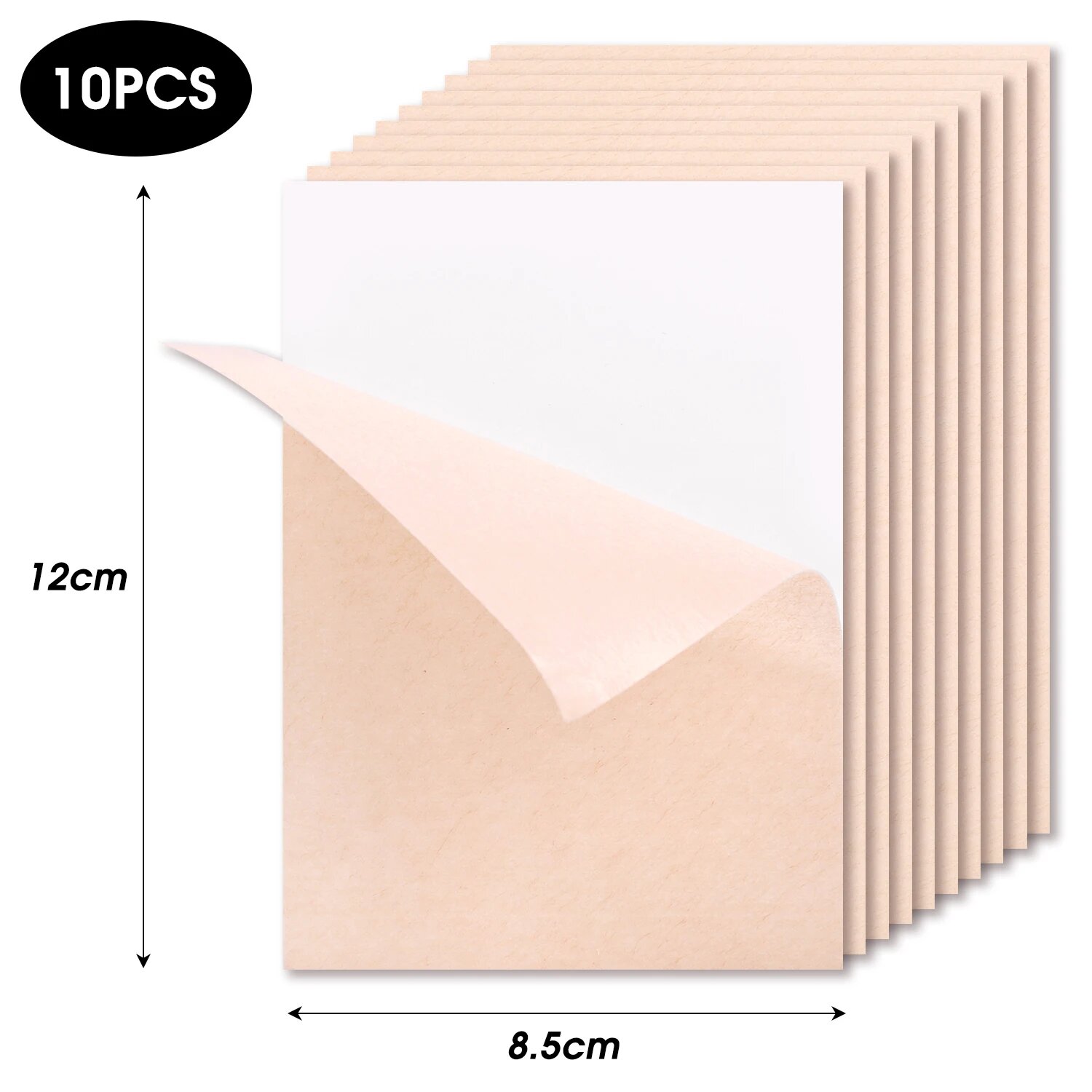 Пластыри для шрамов с консилером, 10 шт. White skin color