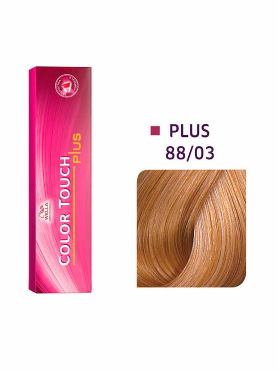 Краска Wella Color Touch Plus 88/03 Велла Колор Тач Плюс для волос 60 мл