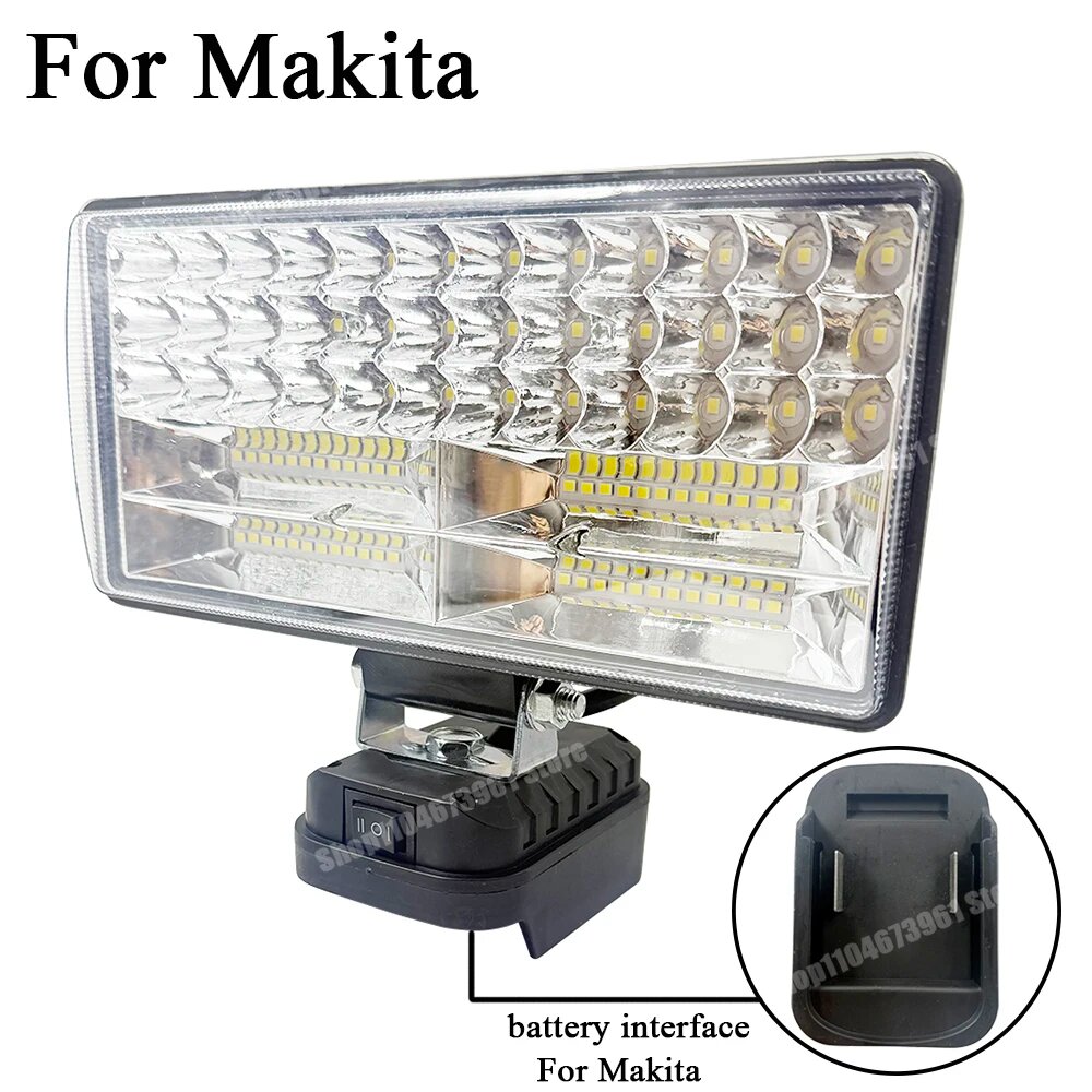 Фонарик LED 8 дюймов для аккумулятора Makita 18 В