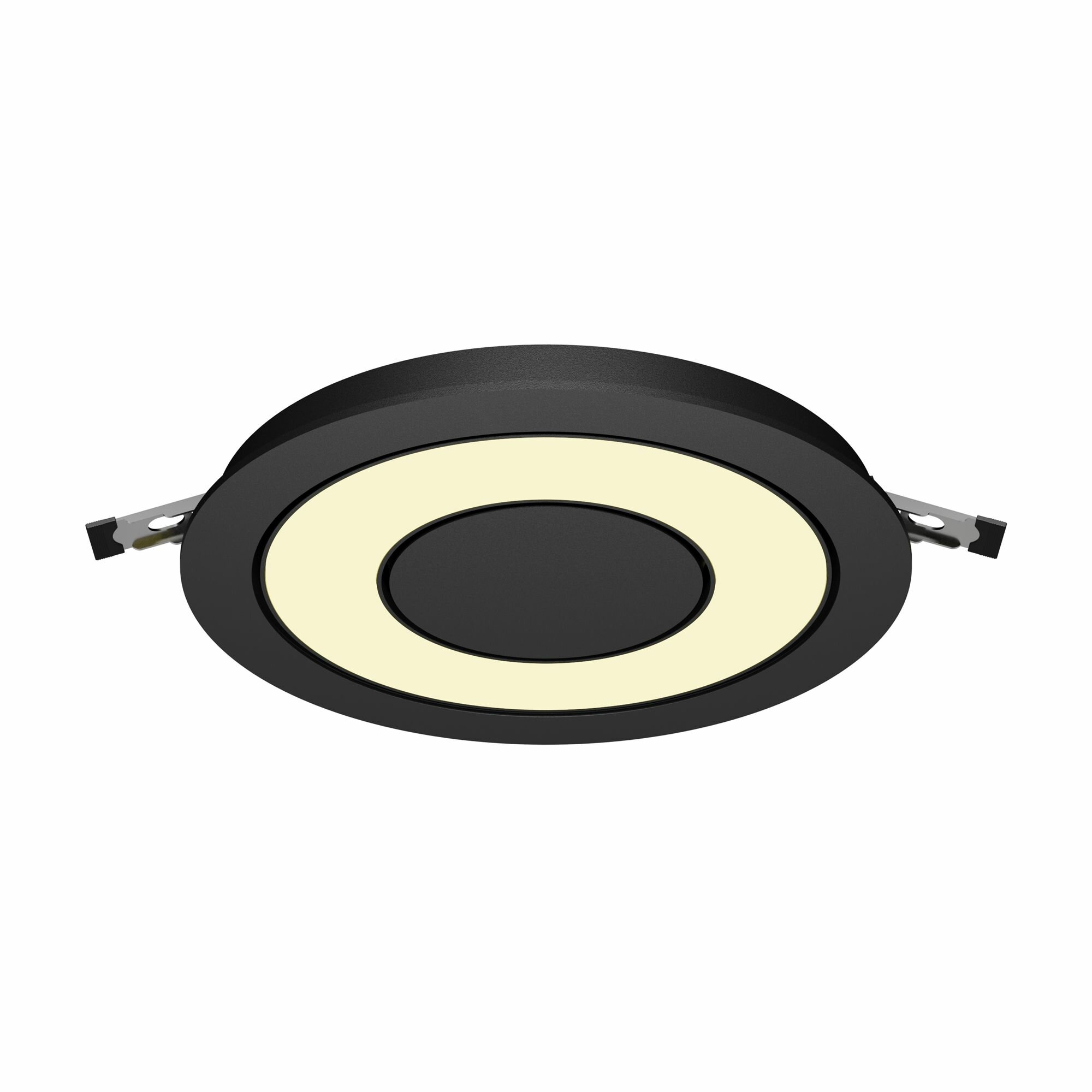 Встраиваемый светильник Technical Vector D230xH36 мм LED цвет черный, арт. DL102-12W2.7K-B