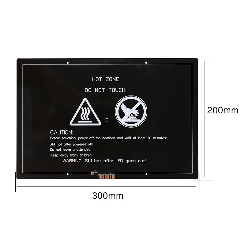 Нагревательная платформа SANBrother для 3D-принтера MK3 300x200mm