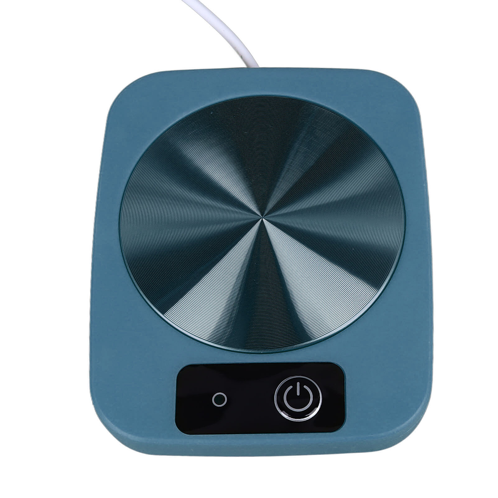 Умная грелка для кофе с постоянной температурой, портативная грелка для кружек с питанием от USB для офиса, путешествий, дома, синяя