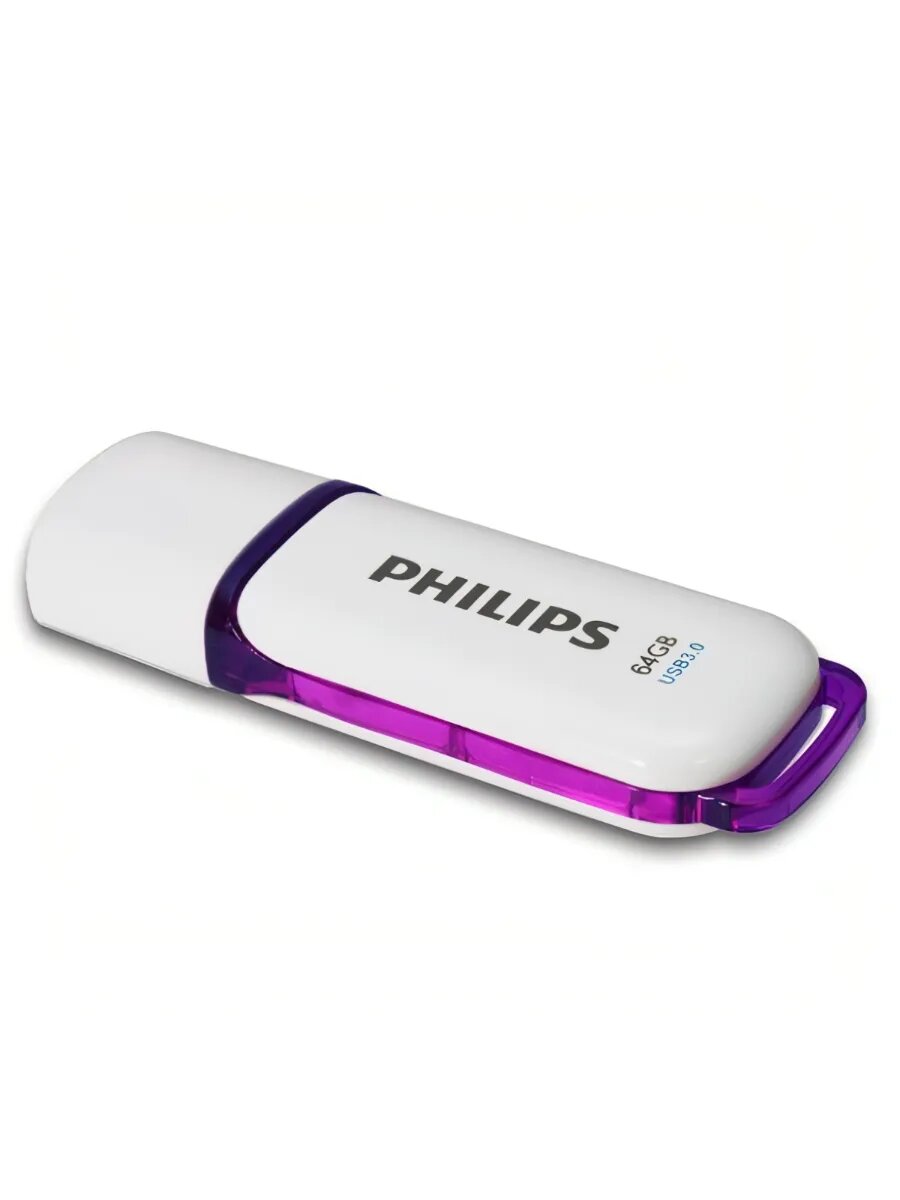 Флеш-накопитель PHILIPS SNOW 3.0 64GB, USB 3.0 FM64FD75B/97