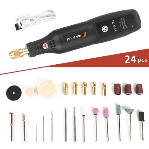 Портативная мини-электродрель Dremel USB Black D