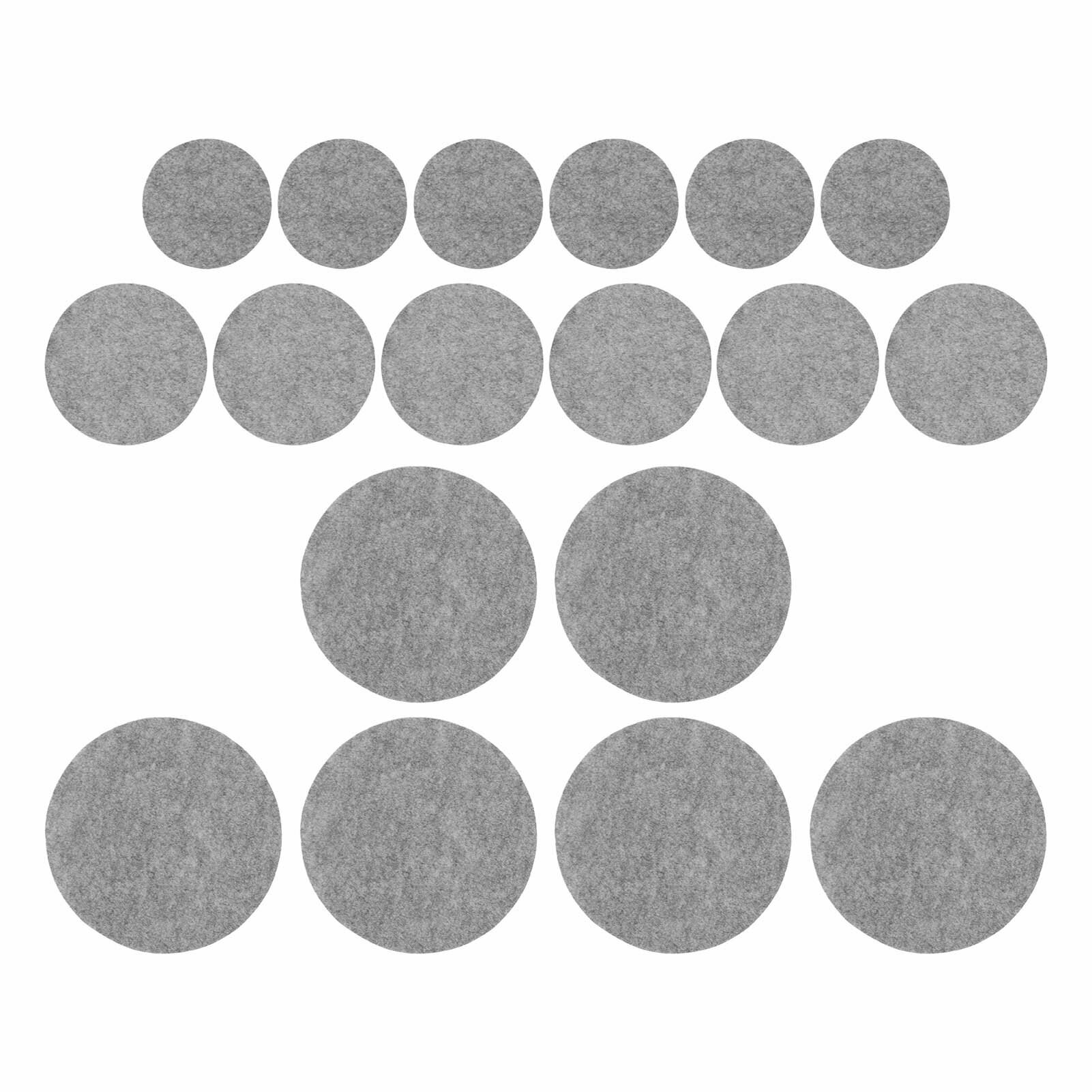 Войлочные разделители для тарелок, 24 шт, нарезаемые, моющиеся, многоразовые, серые, защитные щитки для тарелок, для форм для выпечки и посуды, штабелируемые для хранения на кухне