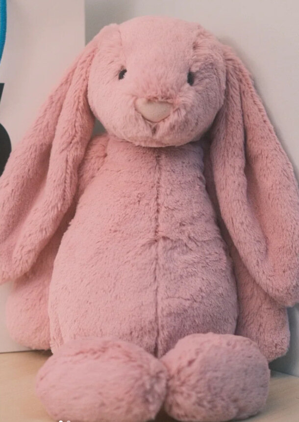 Jcjellycat Высокая версия 1:1 --- Серия Shy Bonnie Rabbit Сердце Бонни Кролик Золотая этикетка Цветочный плюш