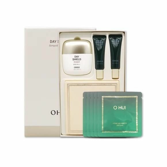 Флюид солнцезащитный в наборе 50g срок 20.02.2027 O HUI Day Shield Sunquid Set SPF50+/PA+
