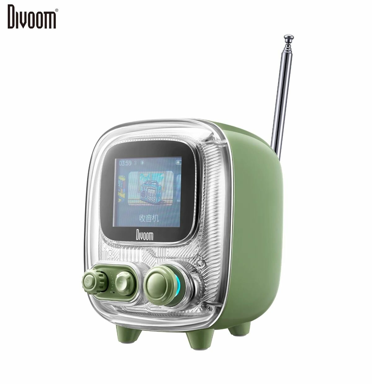 Divoom T-tiivoom-2 Беспроводной Динамик Bluetooth пиксельный будильник DIY Display Board Милый подарок