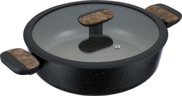 Сотейник с двумя ручками 3,3л с крышкой 26см Linea ALBERO (индукция)